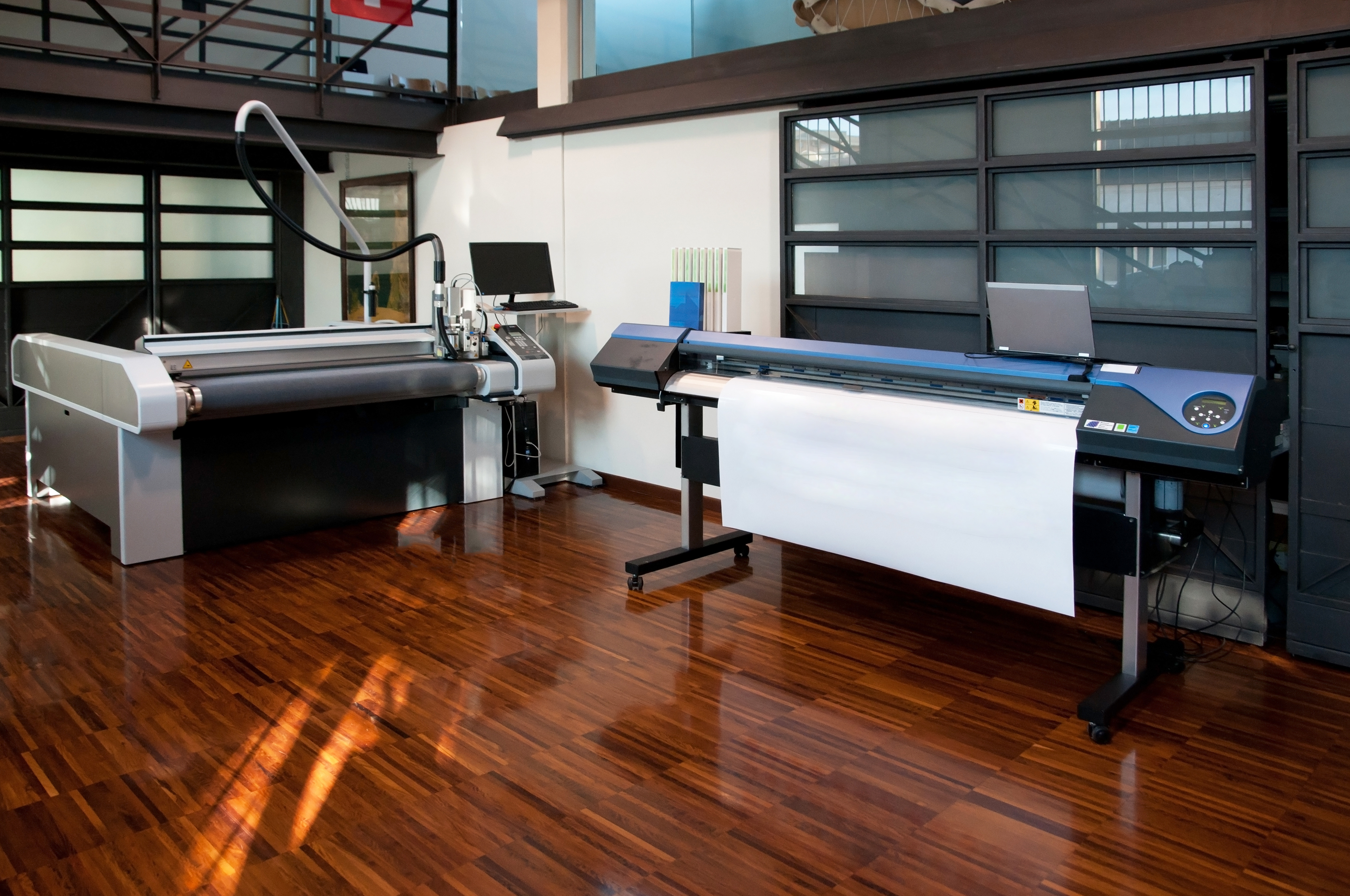 Large Format Printing Image On Print